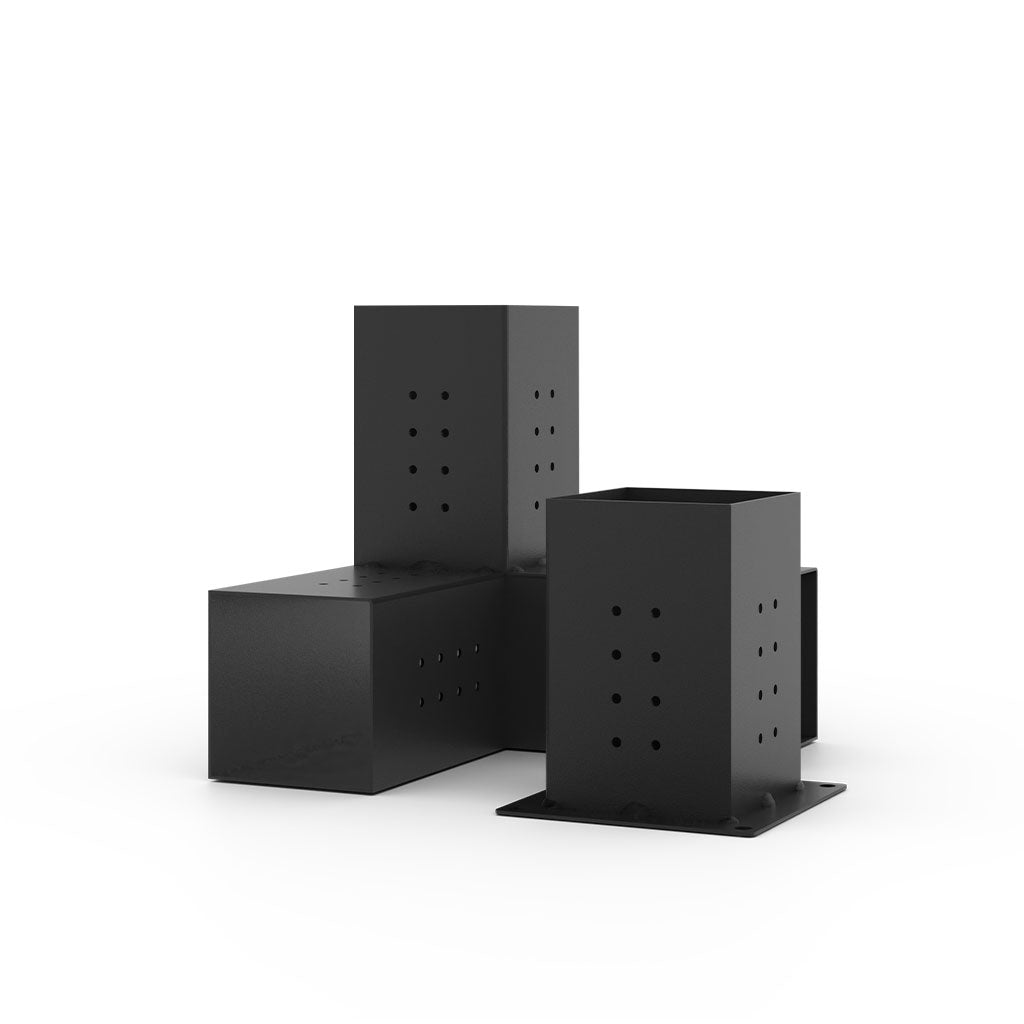 QUAD 4 Arm Pergola Extension Bracket with 1 x SOLO 6x6 | Toja Grid ...