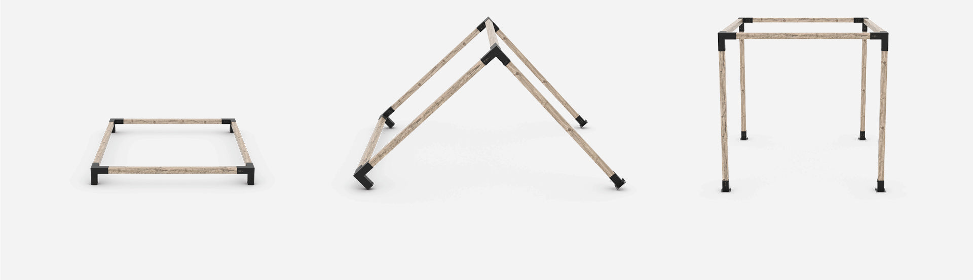 Toja Grid: Simple, DIY pergola, furniture, fence and garden kits ...